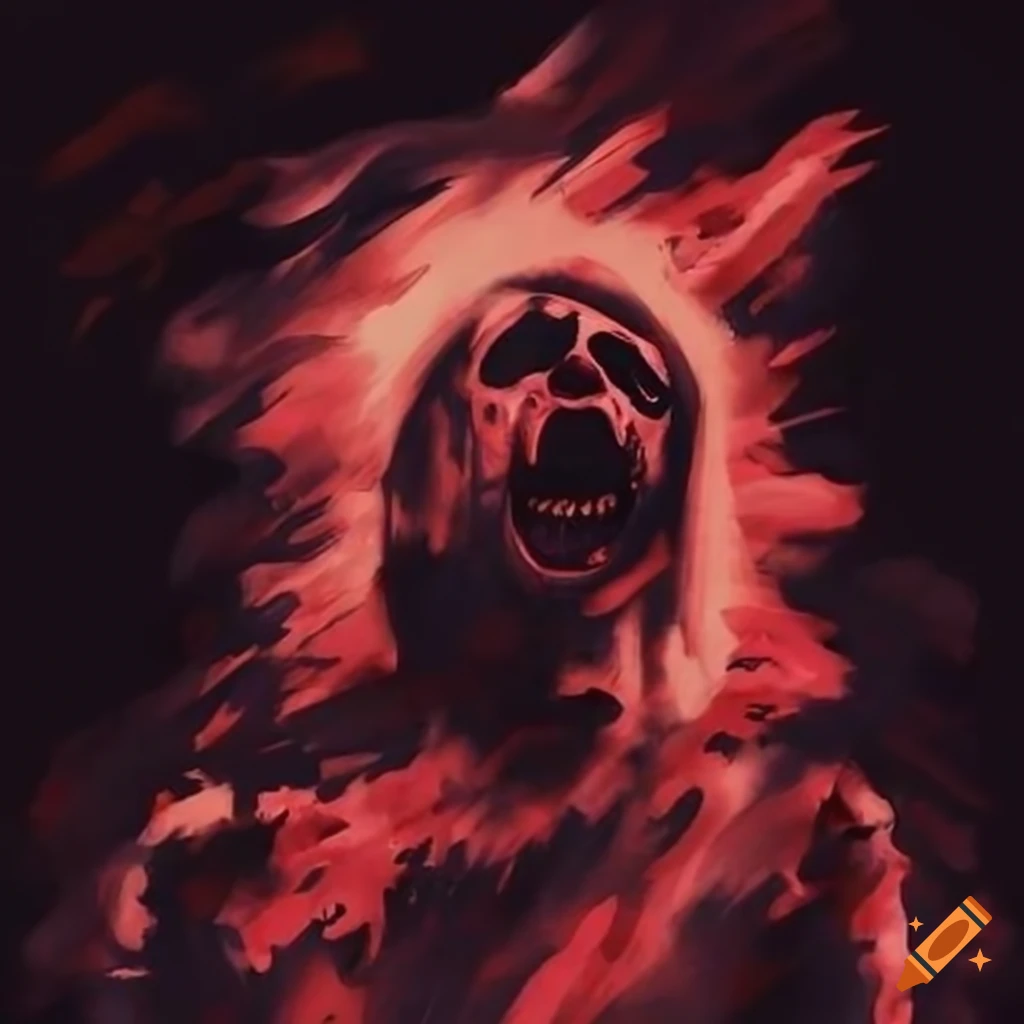 Screamo band explosive album cover design on Craiyon