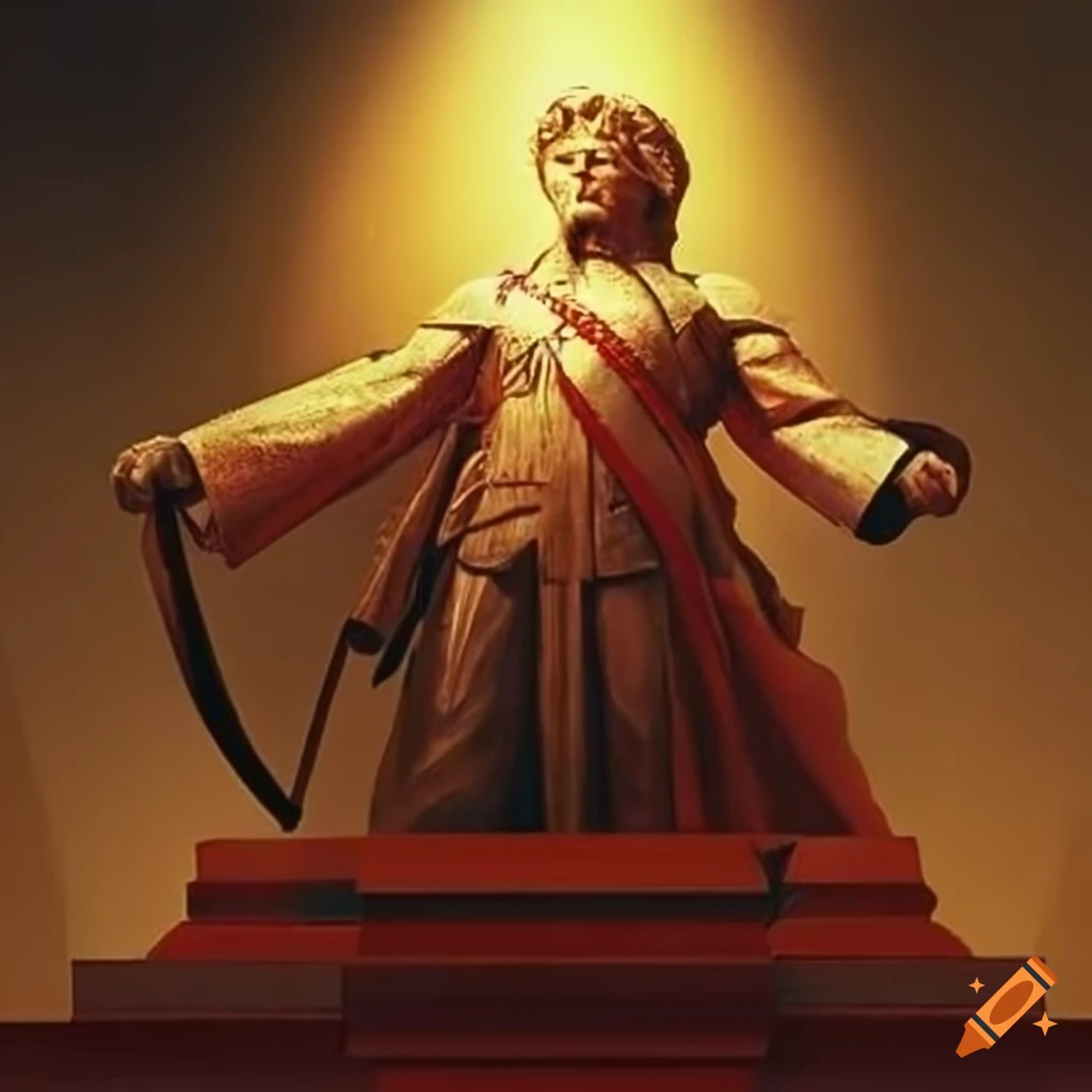 Portrait of the god of the soviet union