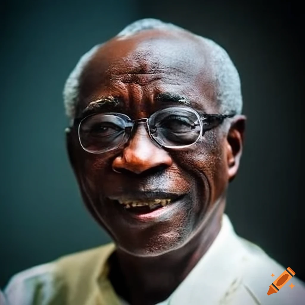 Black & white headshot portrait of a serious caribbean professor from ...