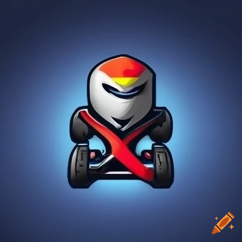 Mascot logo for electric car racing
