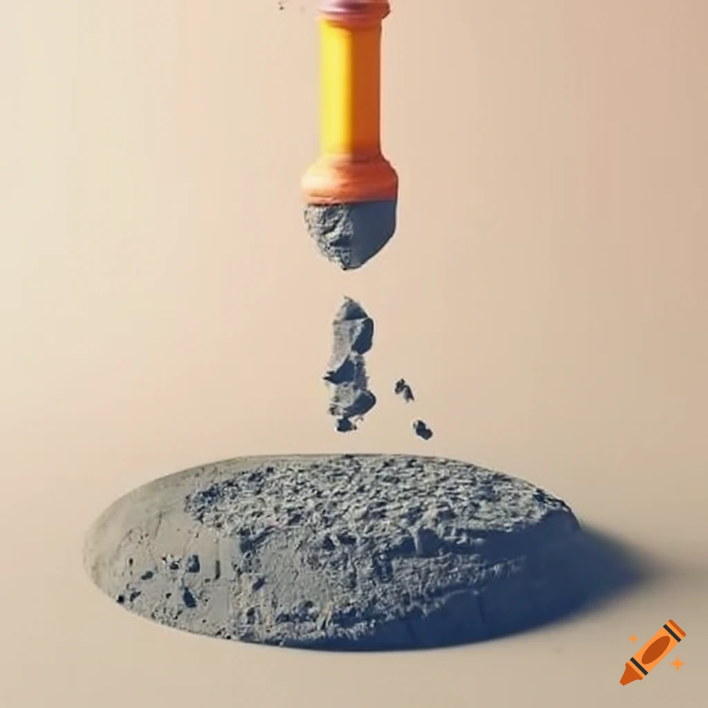 Concrete slump on Craiyon