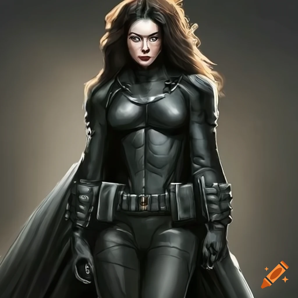 Gender-bent artwork of bruce wayne as a woman on Craiyon