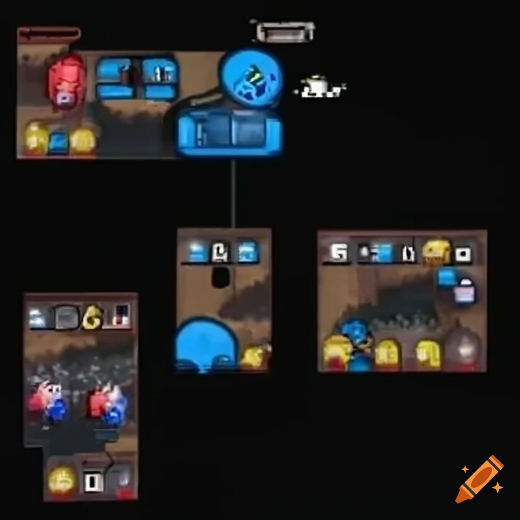 Screenshot of a captivating multiplayer mini-game on Craiyon