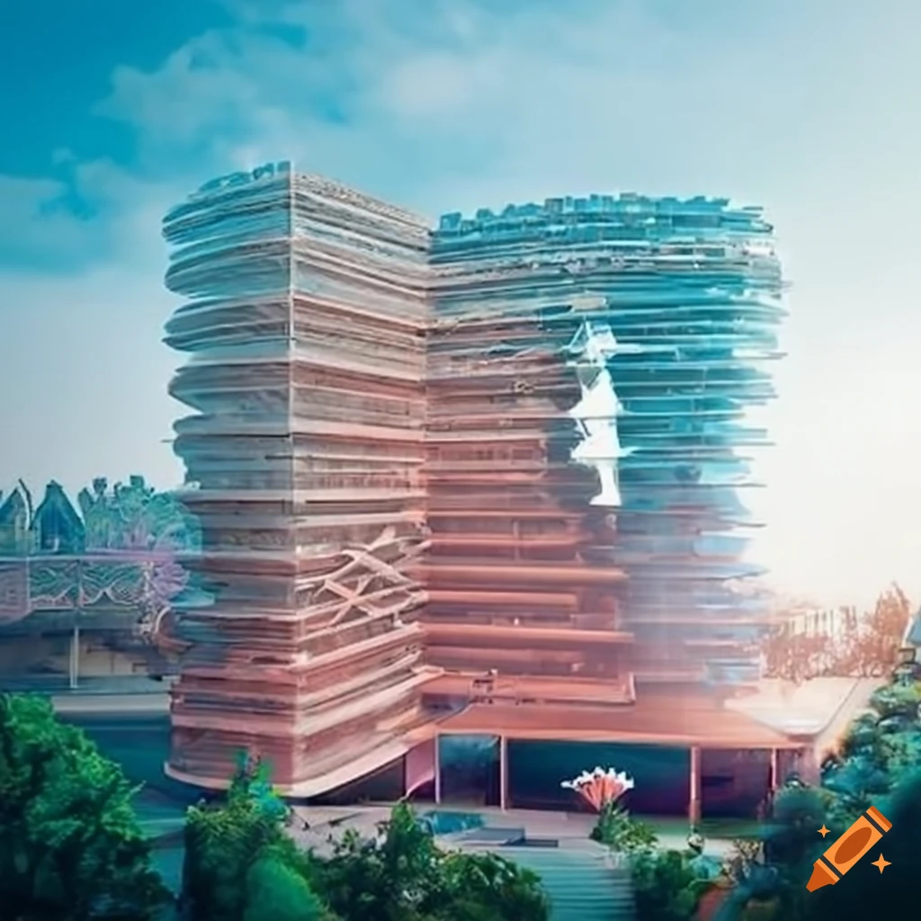 Europe thai wellness building on Craiyon