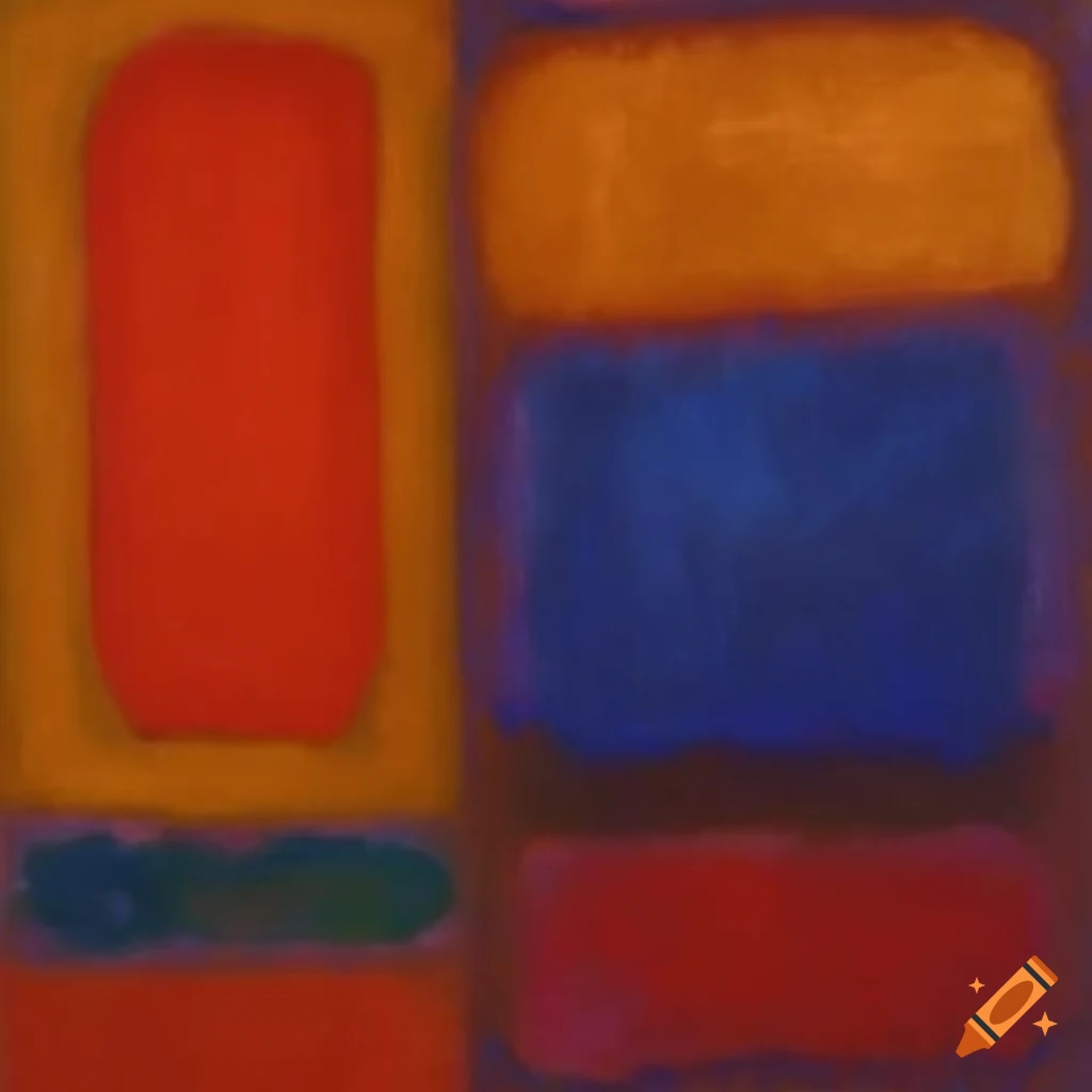 Abstract painting with soothing shades of pink inspired by rothko on ...