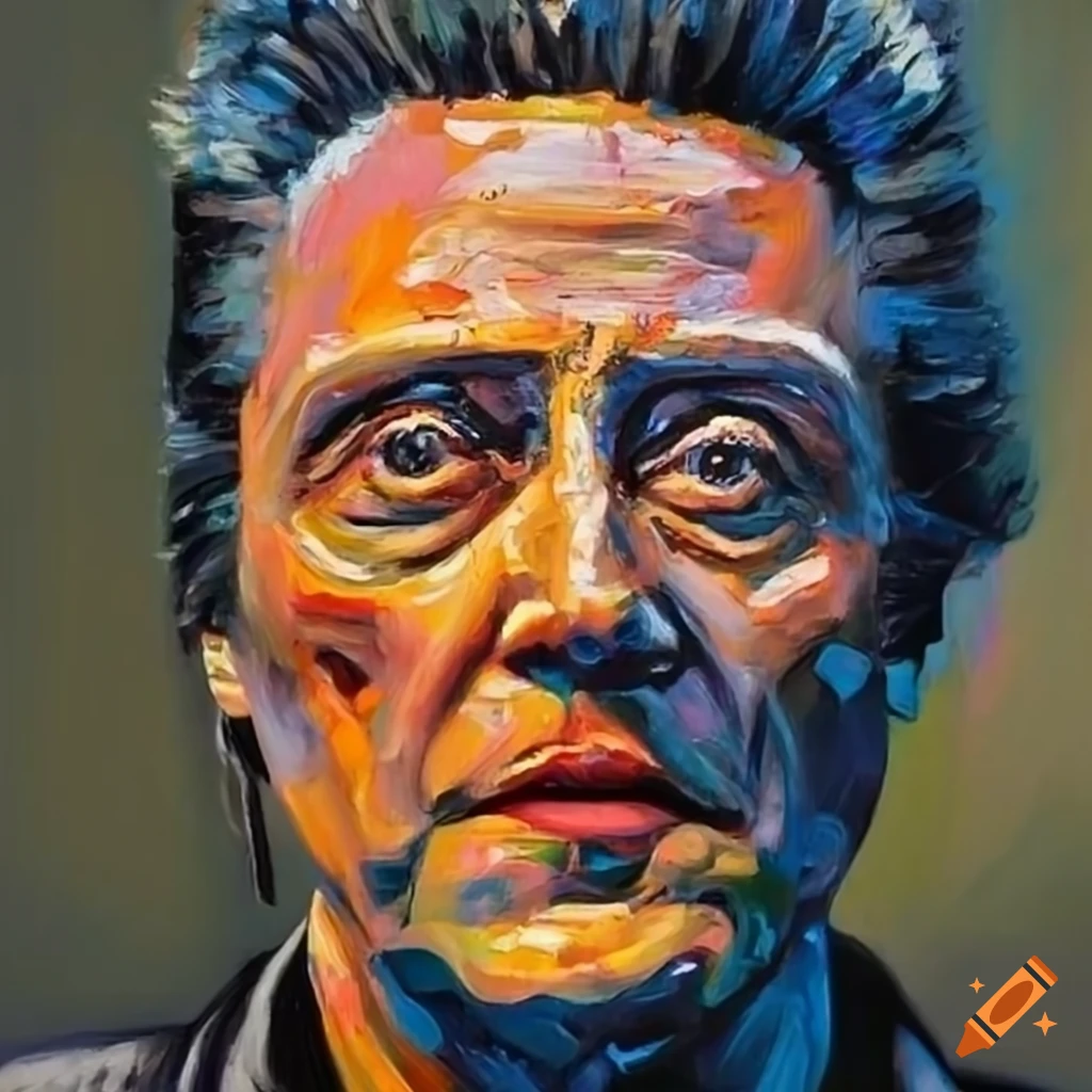 Portrait of christopher walken