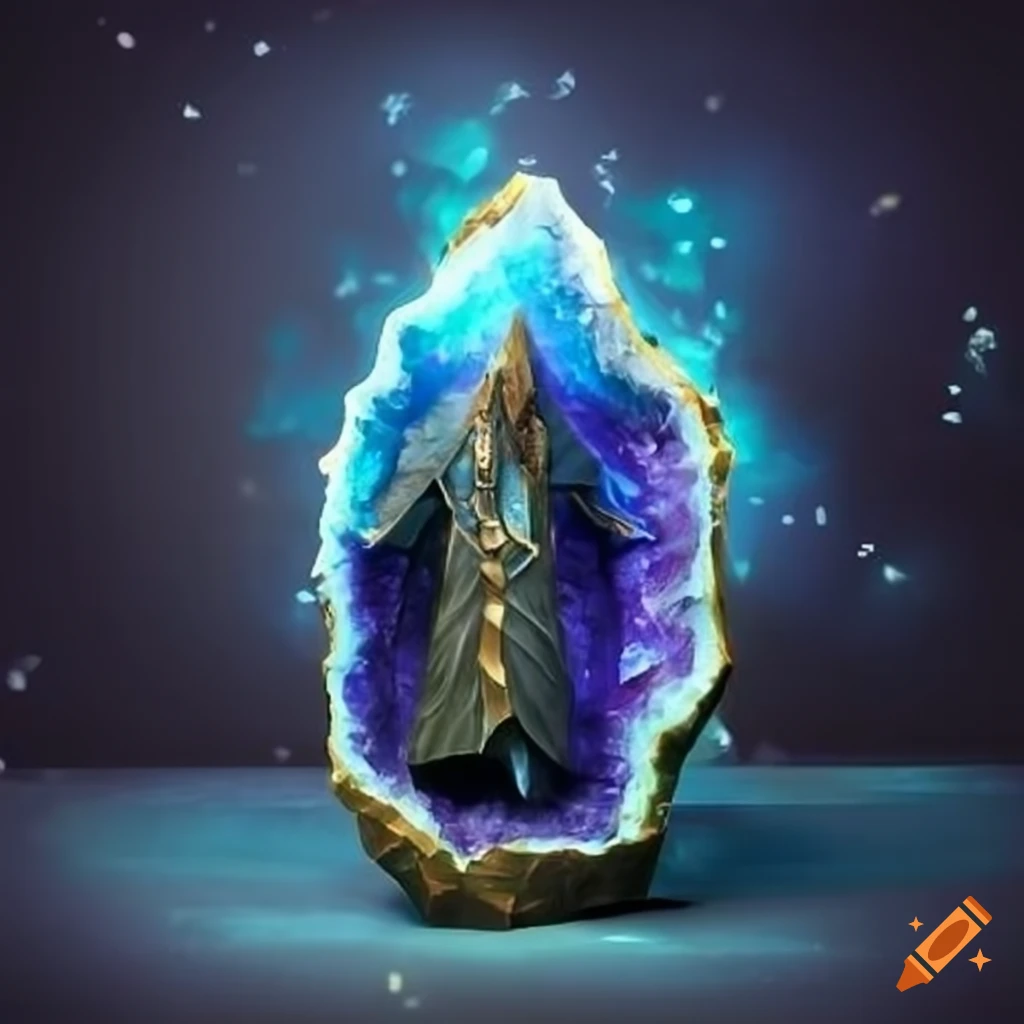 Image of a fantasy geomancer on Craiyon