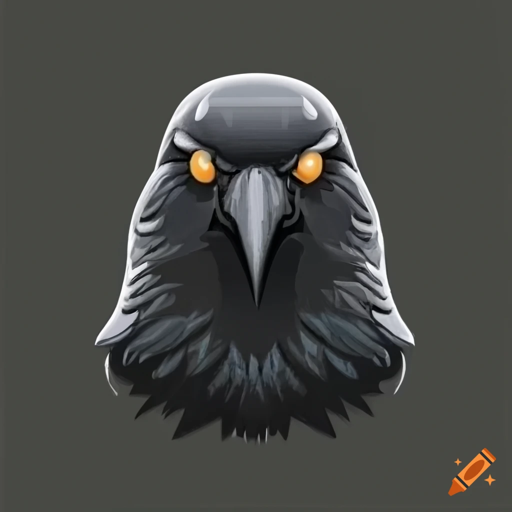 Basketball and crow logo on Craiyon