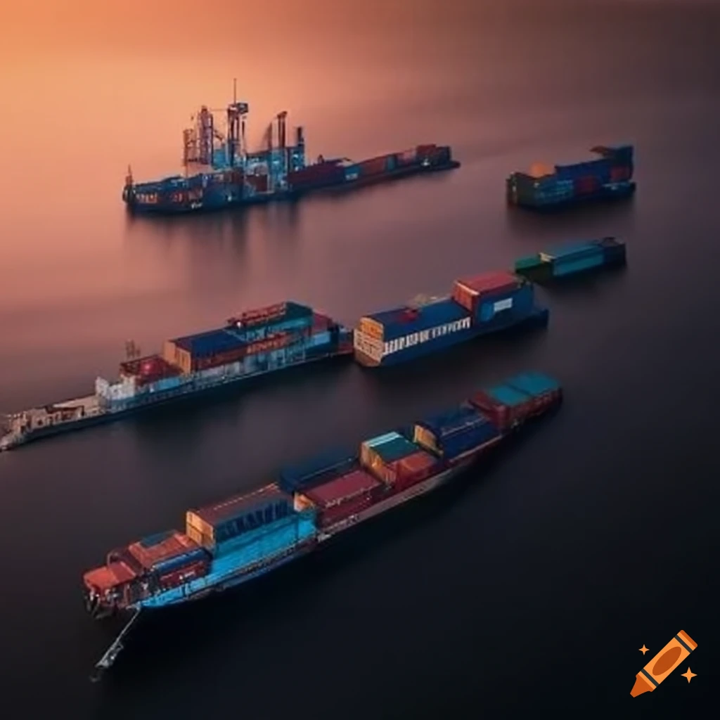 Illustration of utilized ports on Craiyon