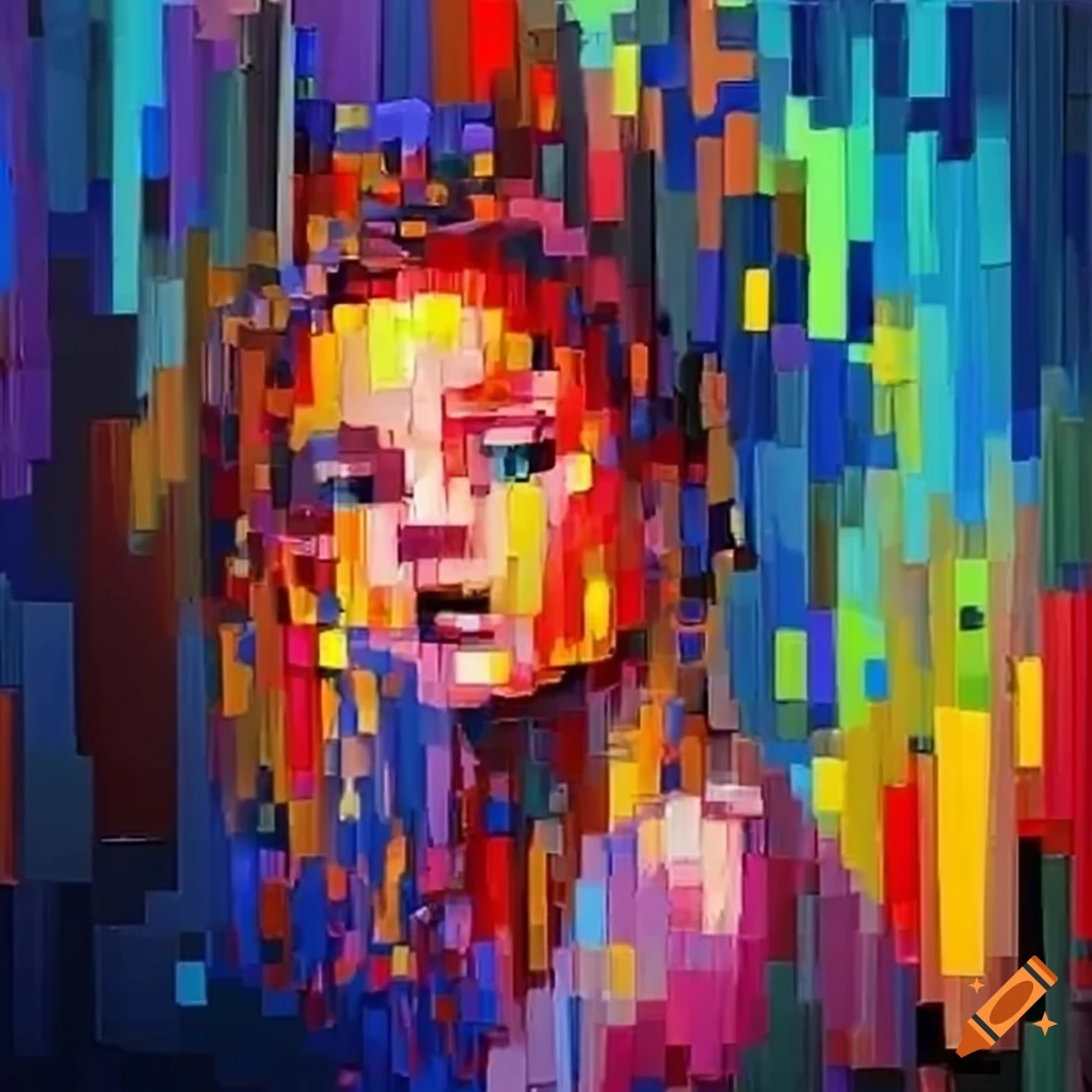 Pixel art representing popularity on Craiyon