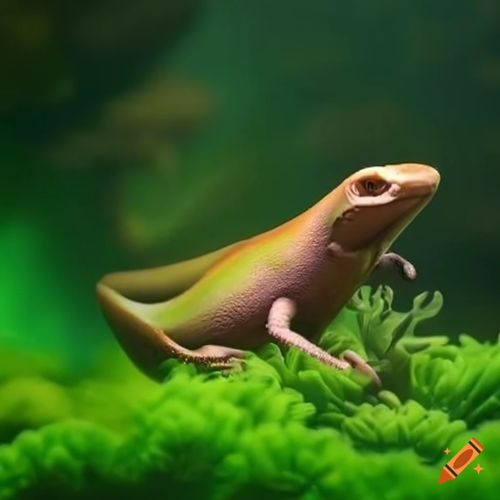 A bustling ecosystem in action on Craiyon