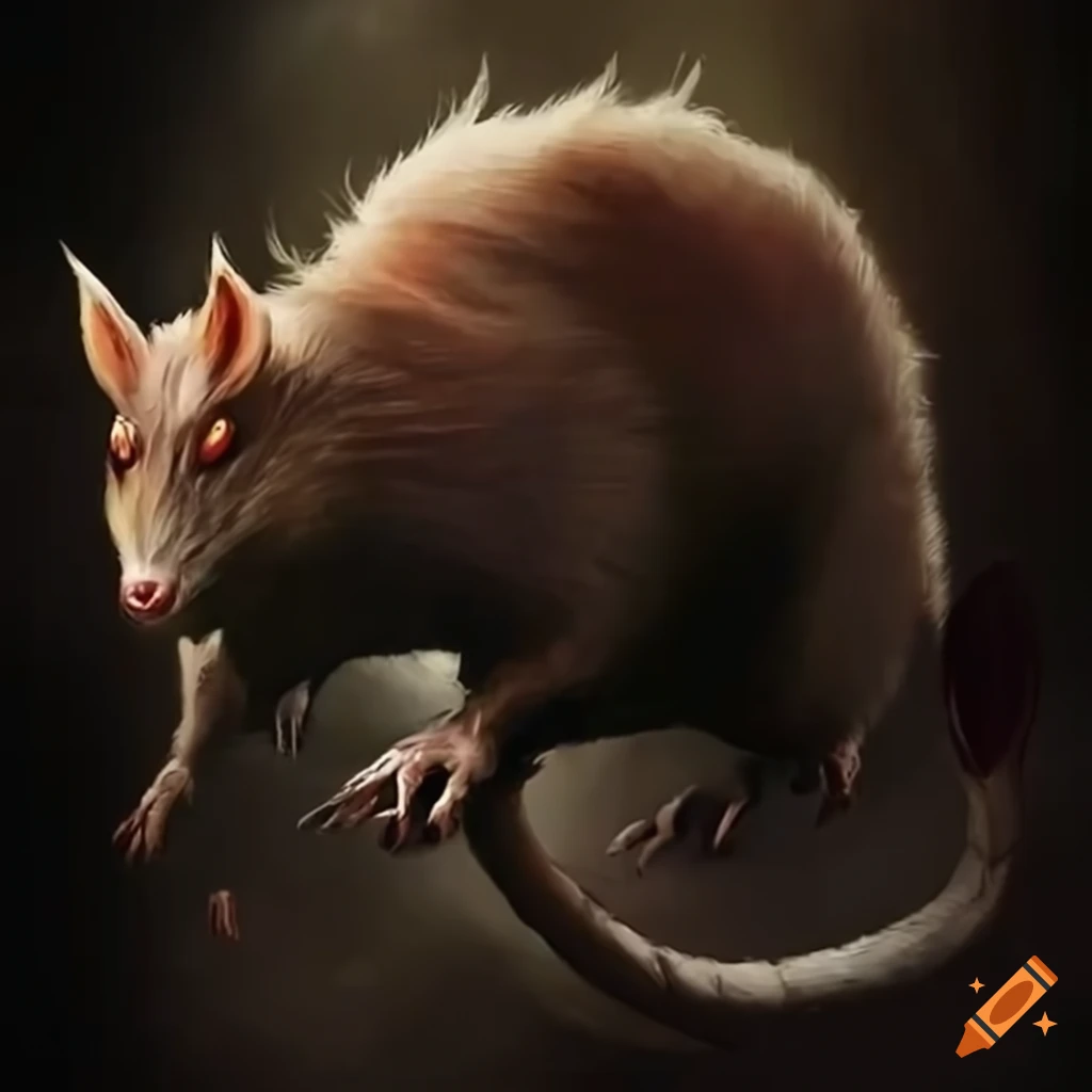 The rat pegasus of florgelpiep on Craiyon