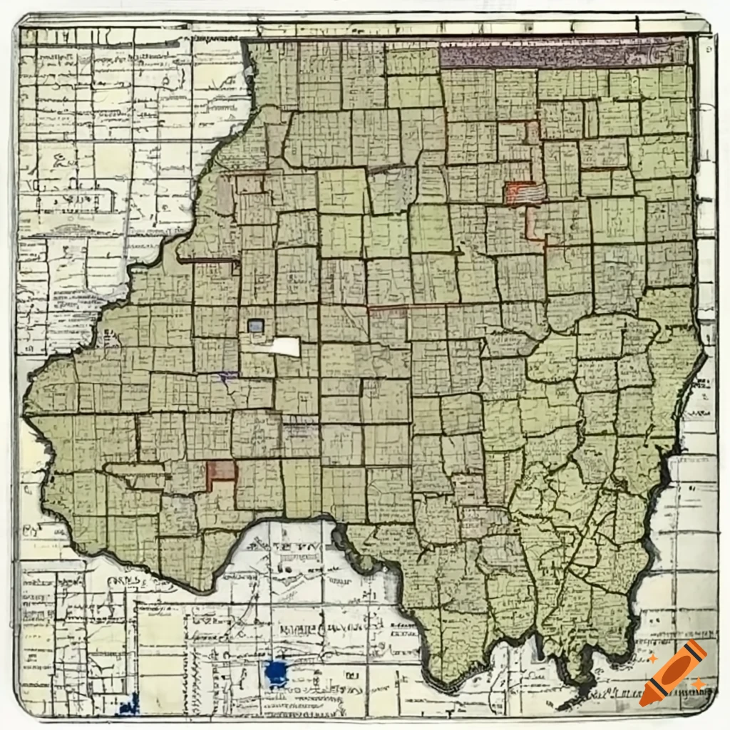 Detailed map of illinois and surrounding states' major attractions on ...