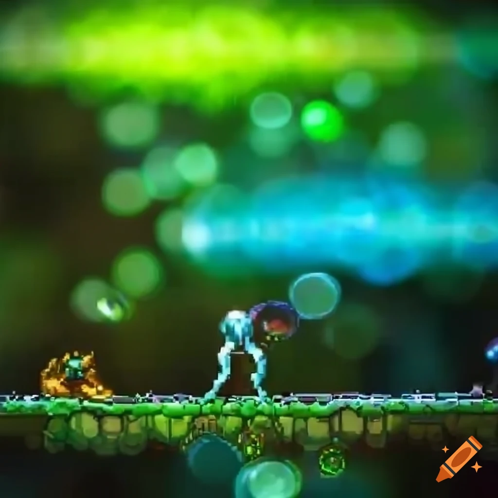 Tileset for a 2d platform game with bubble theme on Craiyon