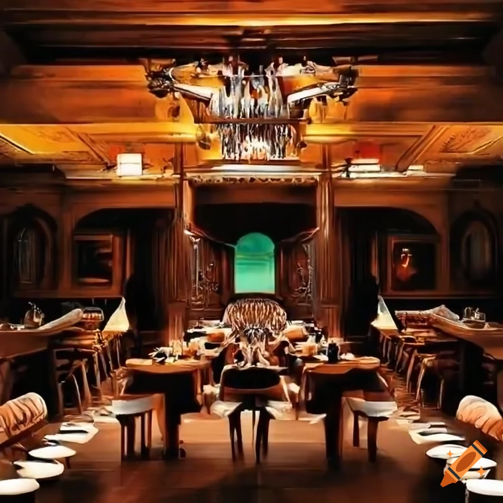 Thematic restaurant concept on Craiyon