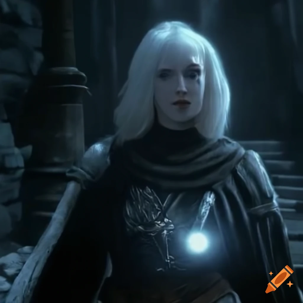 Image of the firekeeper character from Dark Souls on Craiyon