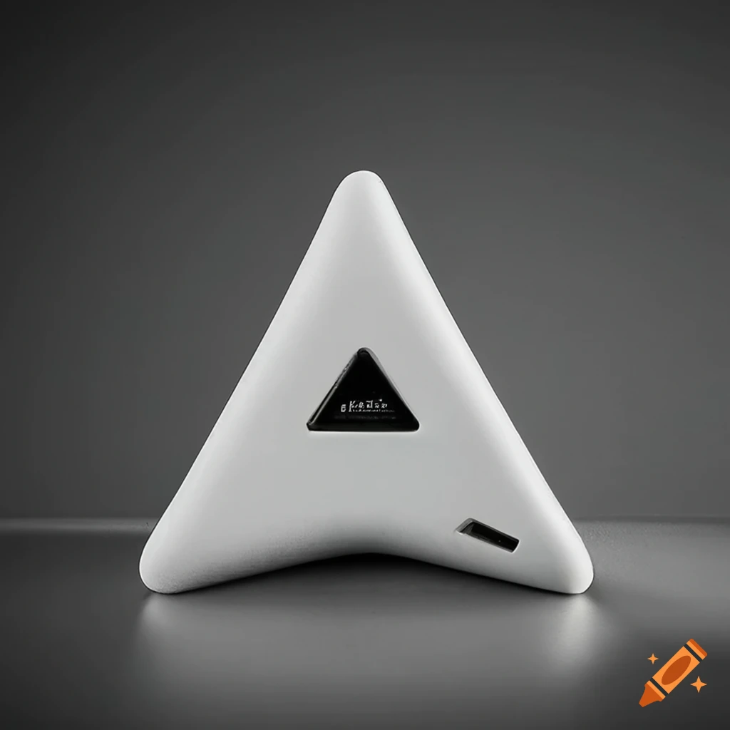 White triangle power bank