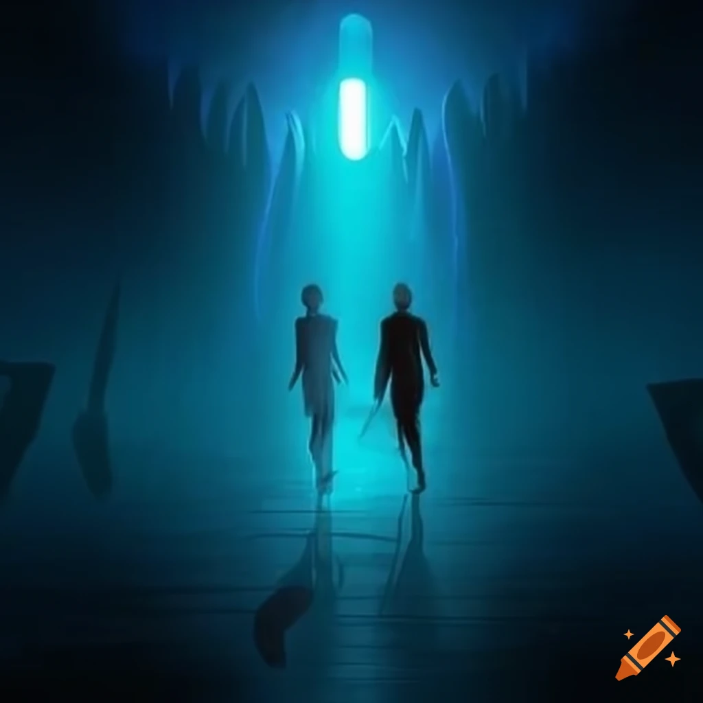 Humorous illustration about teleportation etiquette