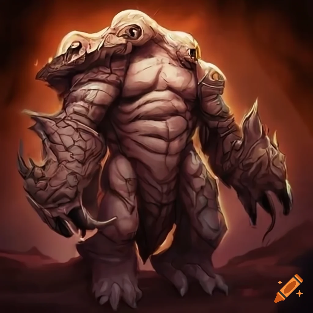 Illustration of a girth elemental