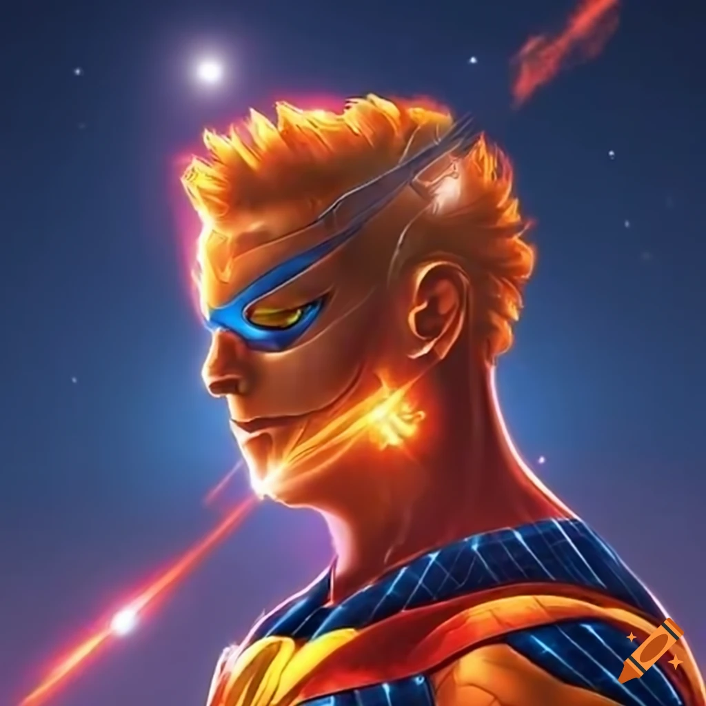 Image of solar fred, a superhero with solar energy manipulation ...