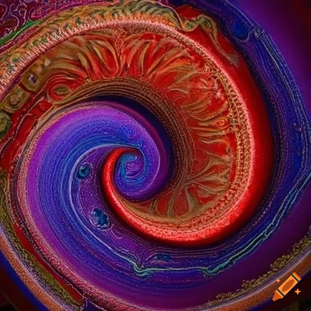 Visually stunning abstract layer