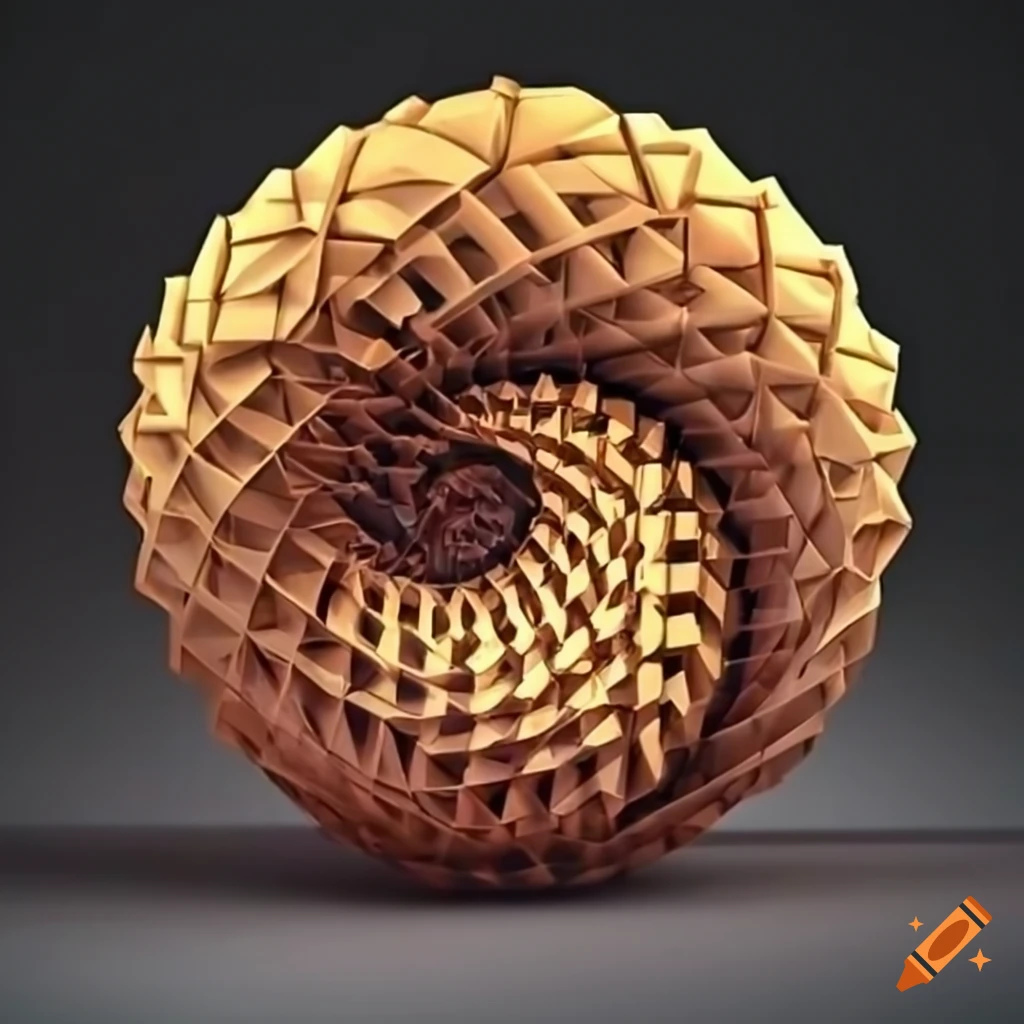 Intricately designed 3d sculpture of a blooming school bulletin board ...