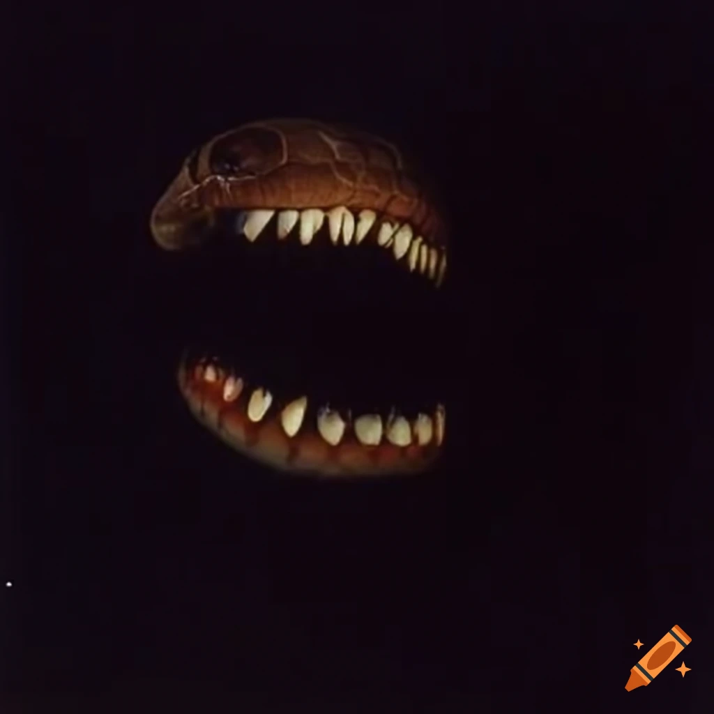 Distorted image of a creepy alien god on Craiyon