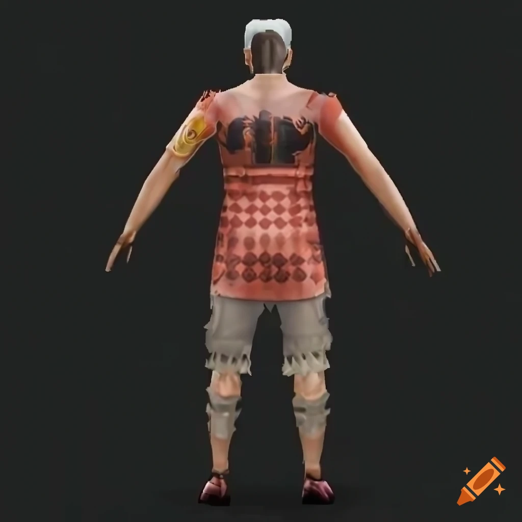 Default skins for a video game on Craiyon