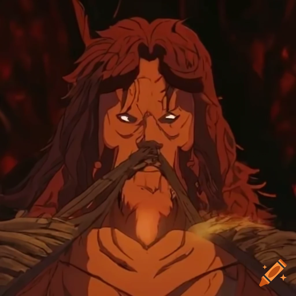 Poster of elden ring anime ova featuring general radahn on Craiyon