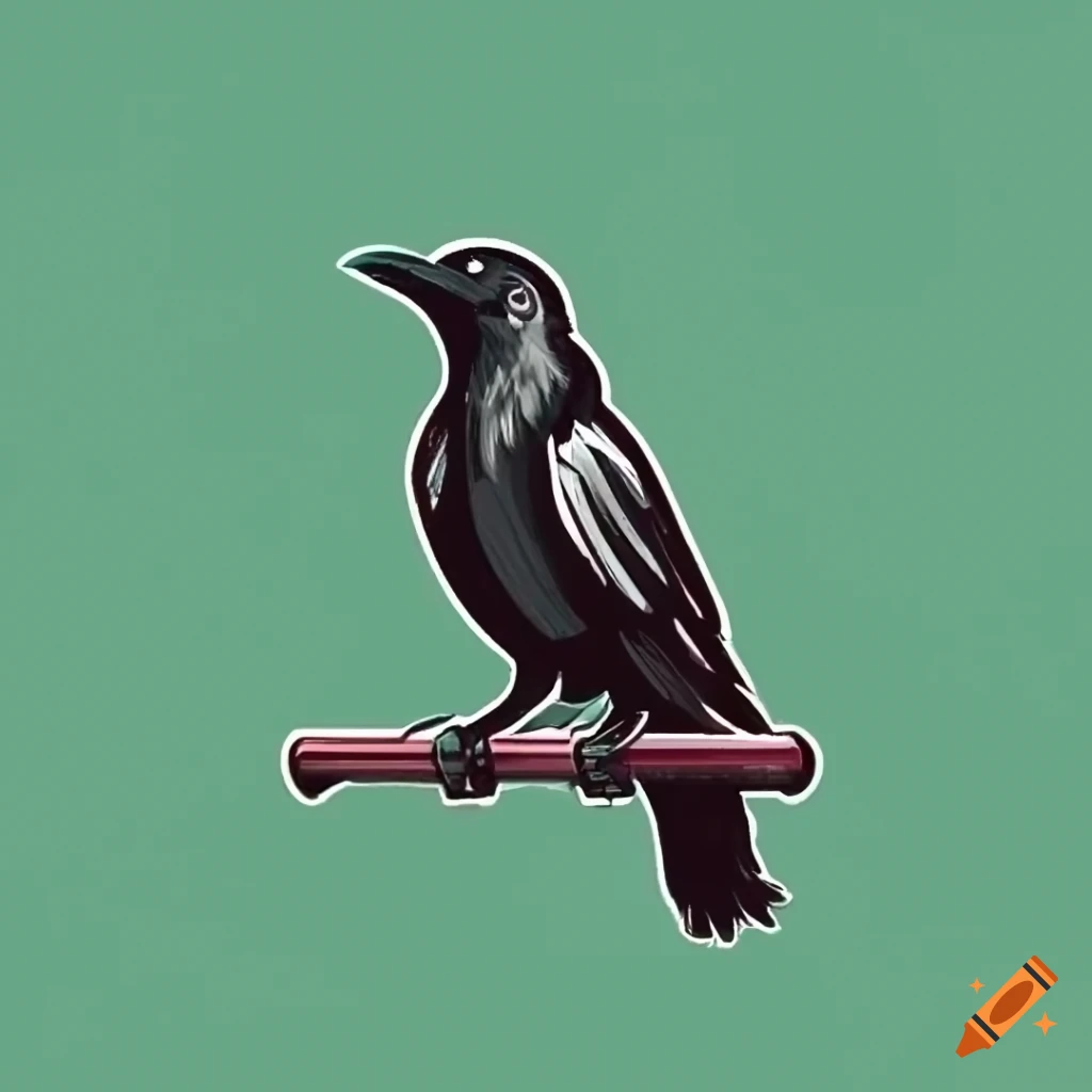 Twitch streamer crow logo on Craiyon