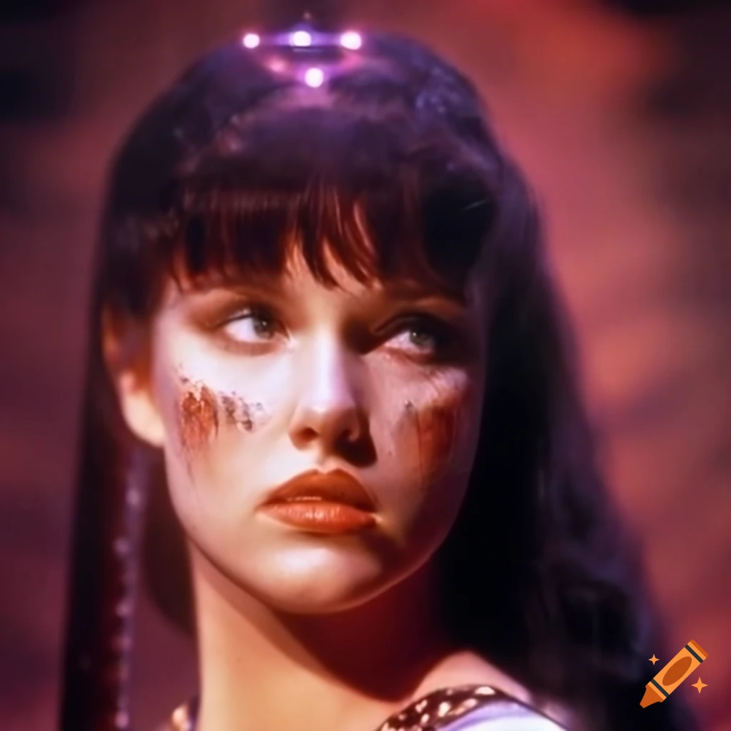 Close-up portrait of a stunning young woman with beautiful lighting on ...