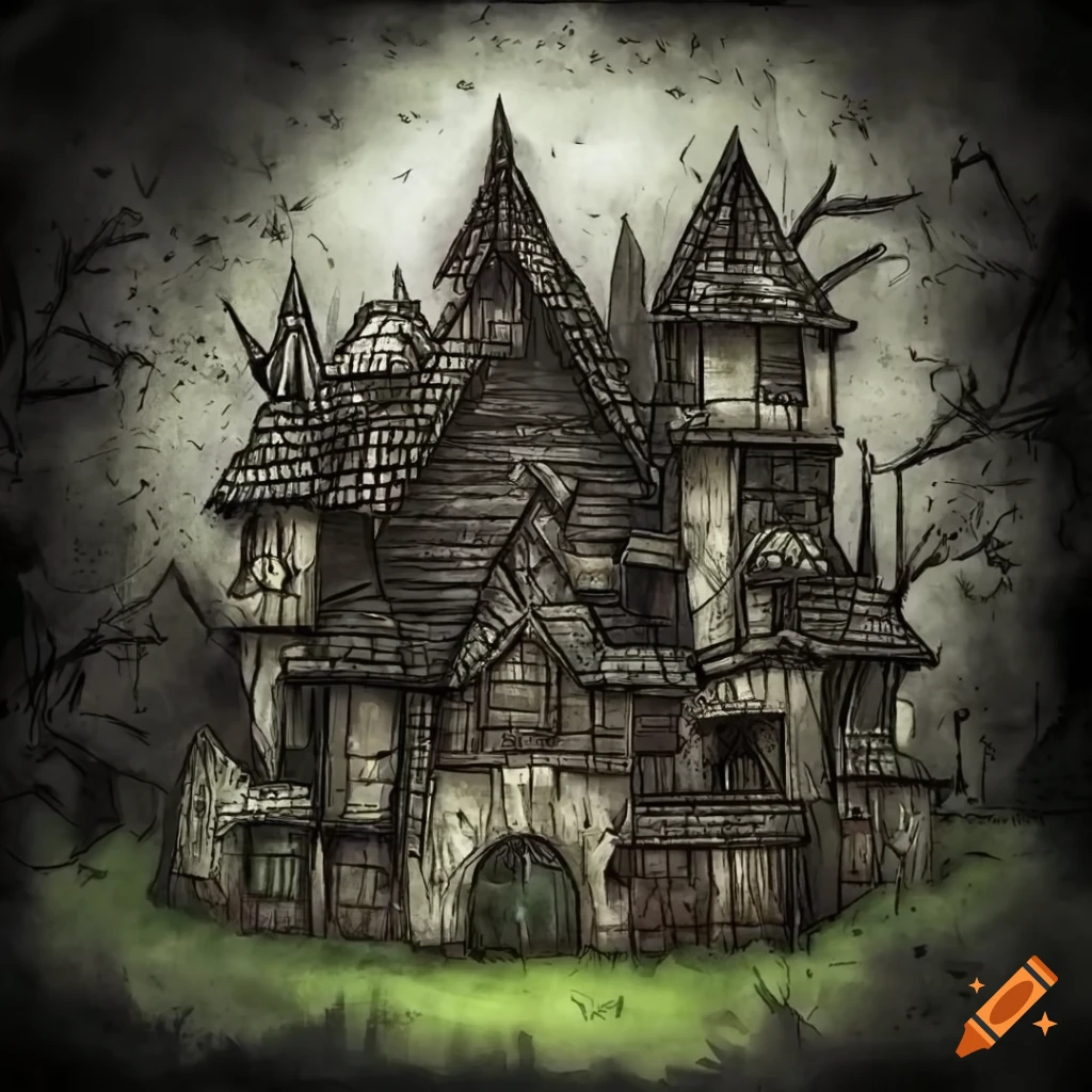 Detailed map of a fantasy forest village on Craiyon