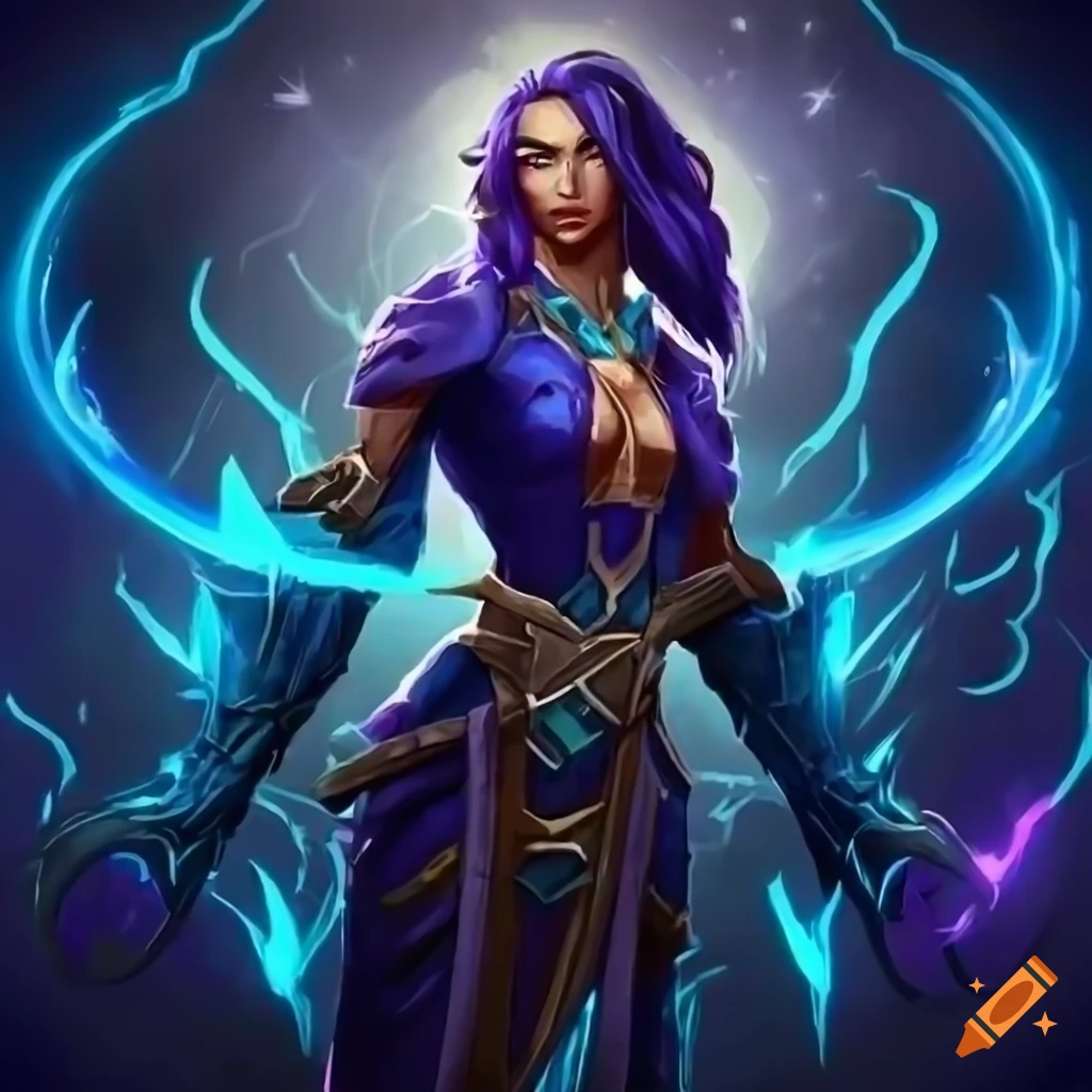 Detailed anime fantasy art of arcane elemental on Craiyon