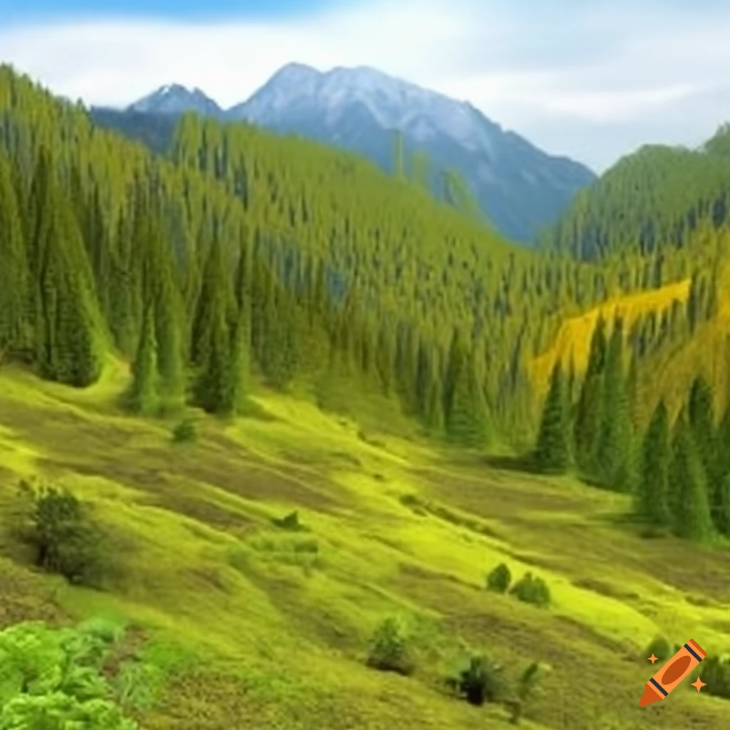 Image showcasing diverse biomes