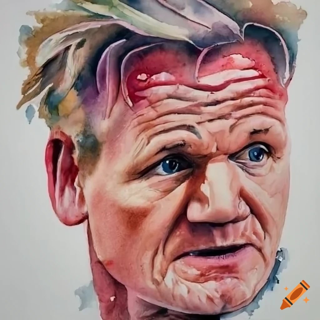 Stern and smug portrait of christopher hitchens in red and black ...