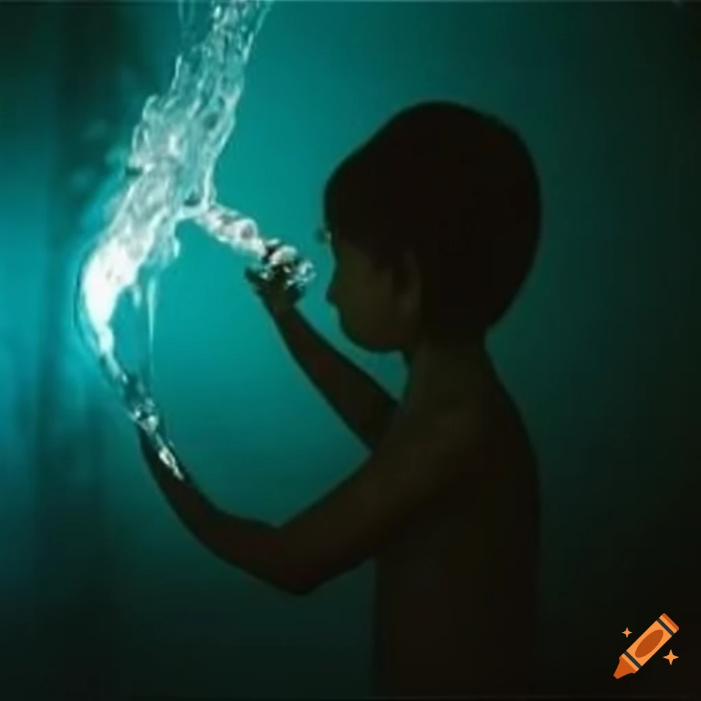 Image of casting water spells on Craiyon