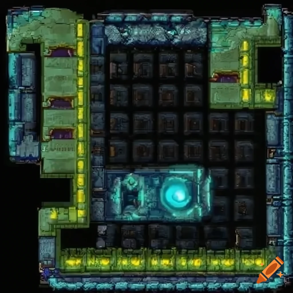 2d game layout map with rocks