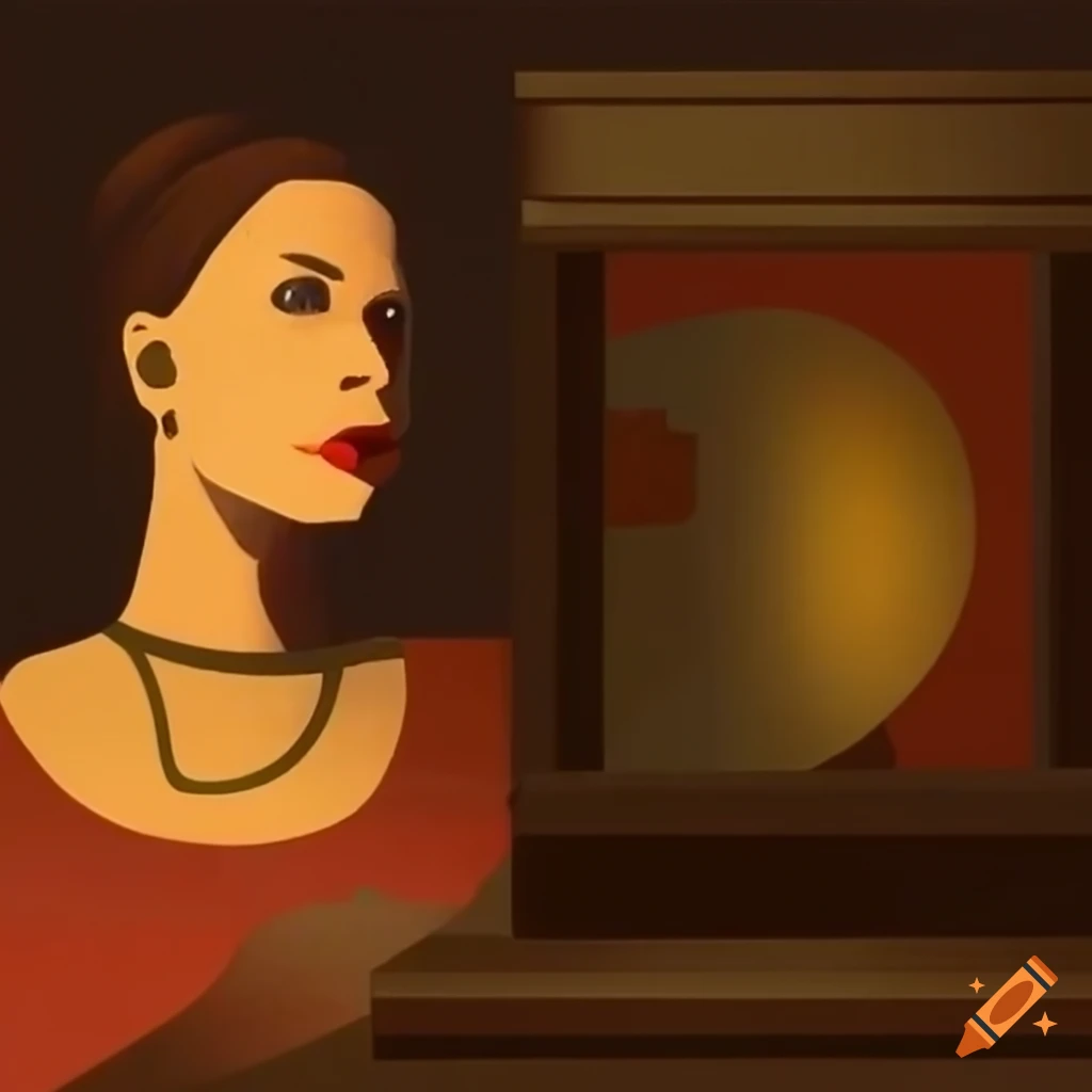 Illustration of server going offline temporarily on Craiyon