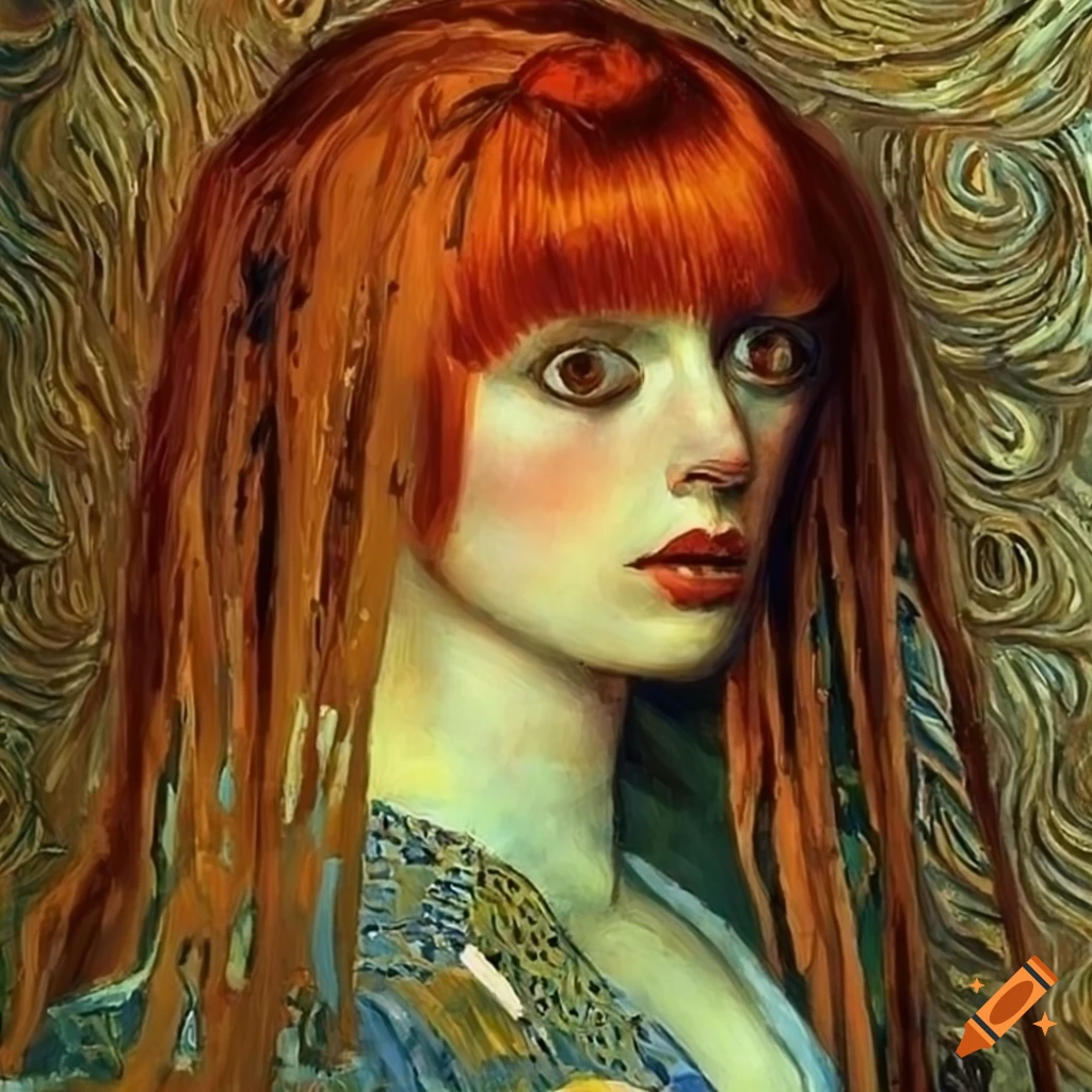 Marion davies wearing red devil horns in a painting by claude monet on ...