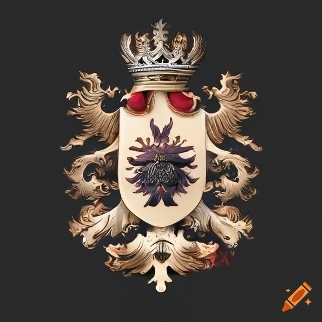 Family crest emblem on Craiyon