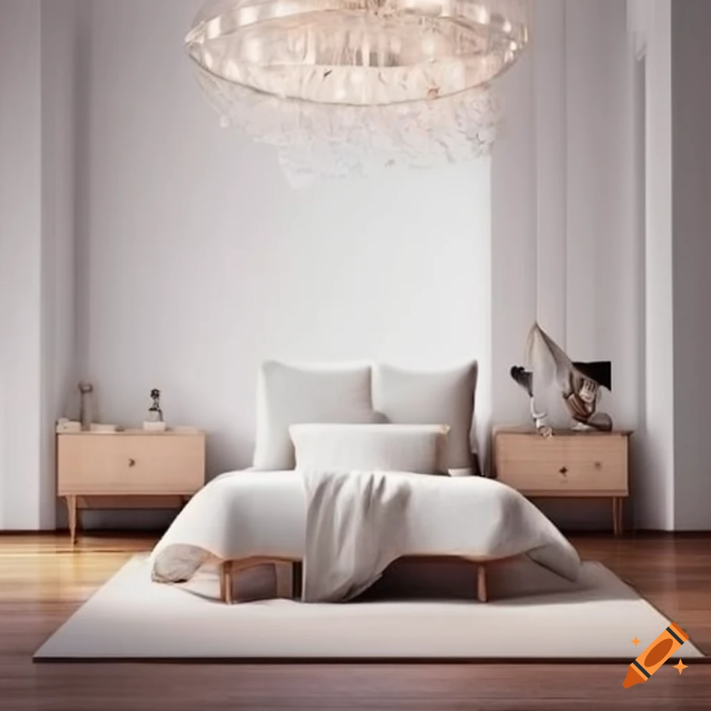 Bright white room on Craiyon