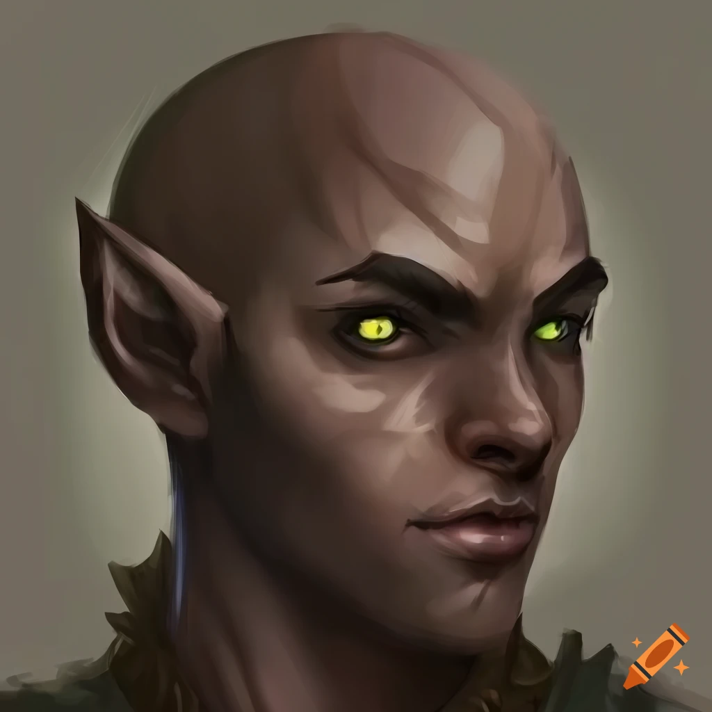 D&d inspired wood elf character artwork on Craiyon