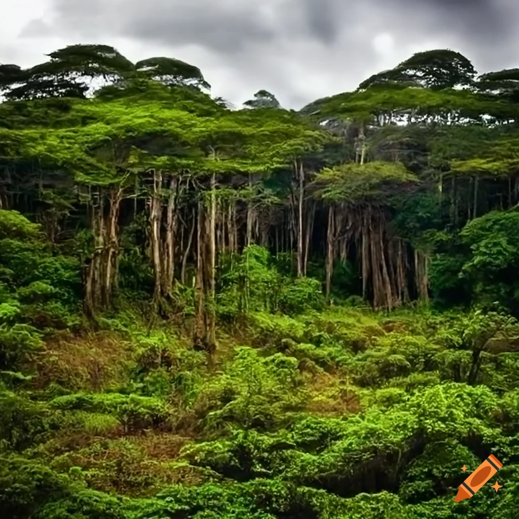 Kenya forests on Craiyon