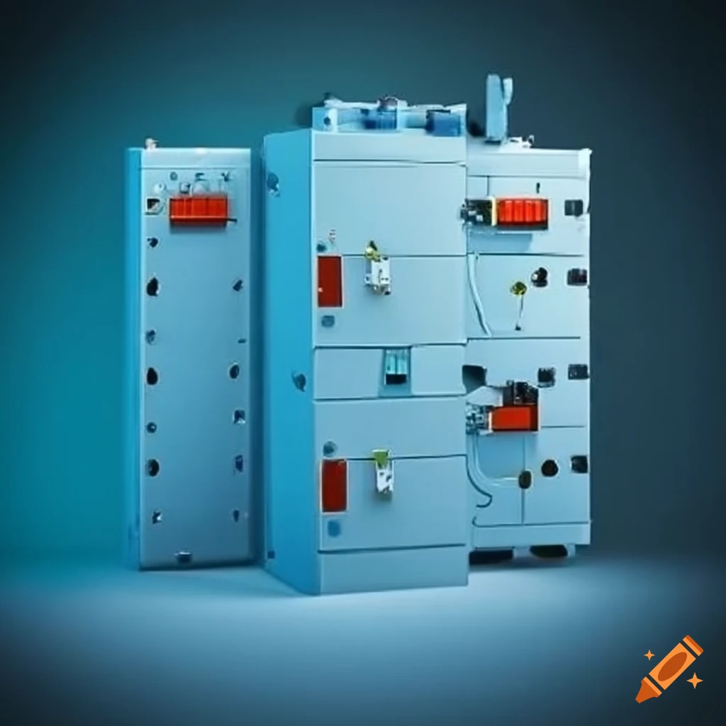 Electrical panels and equipment on Craiyon