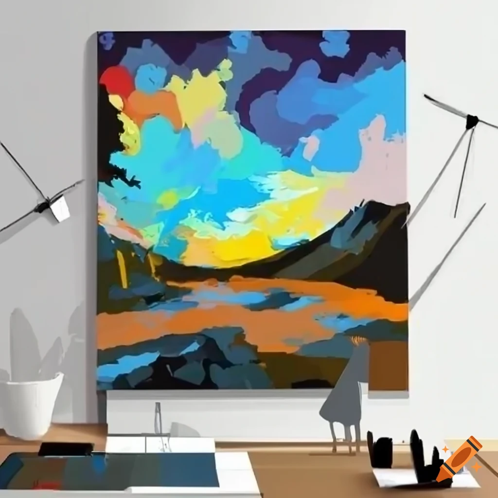 Creative multiplayer landscape artwork on Craiyon