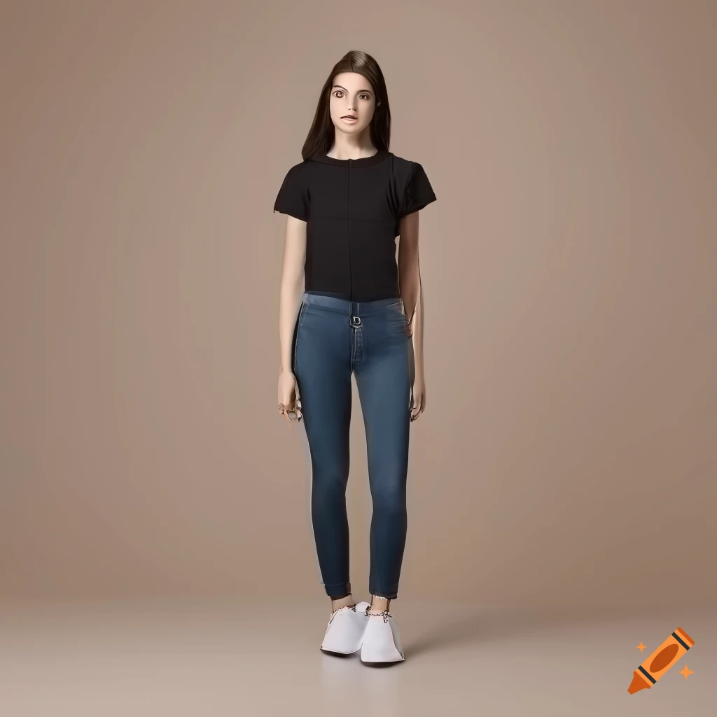 Denim jeans on Craiyon