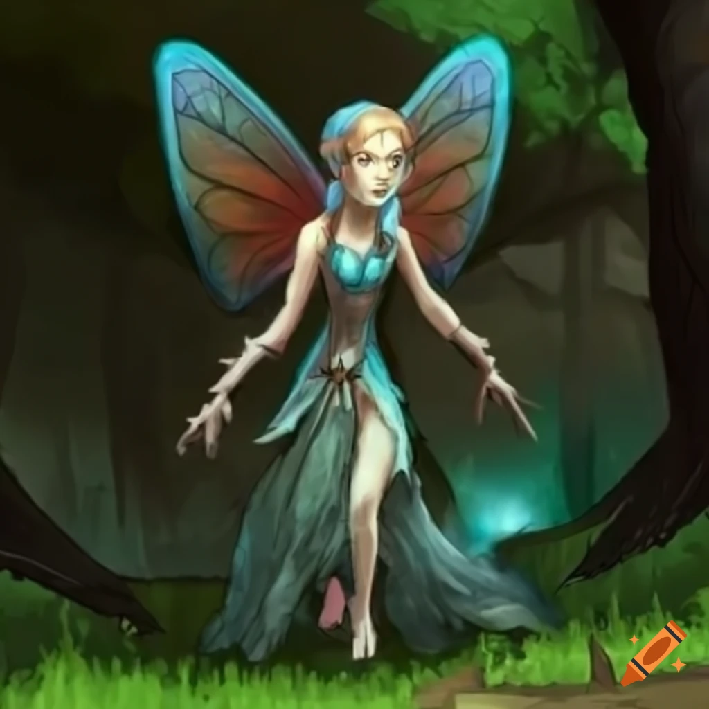 64-bit fairy enemy from rpg game on Craiyon