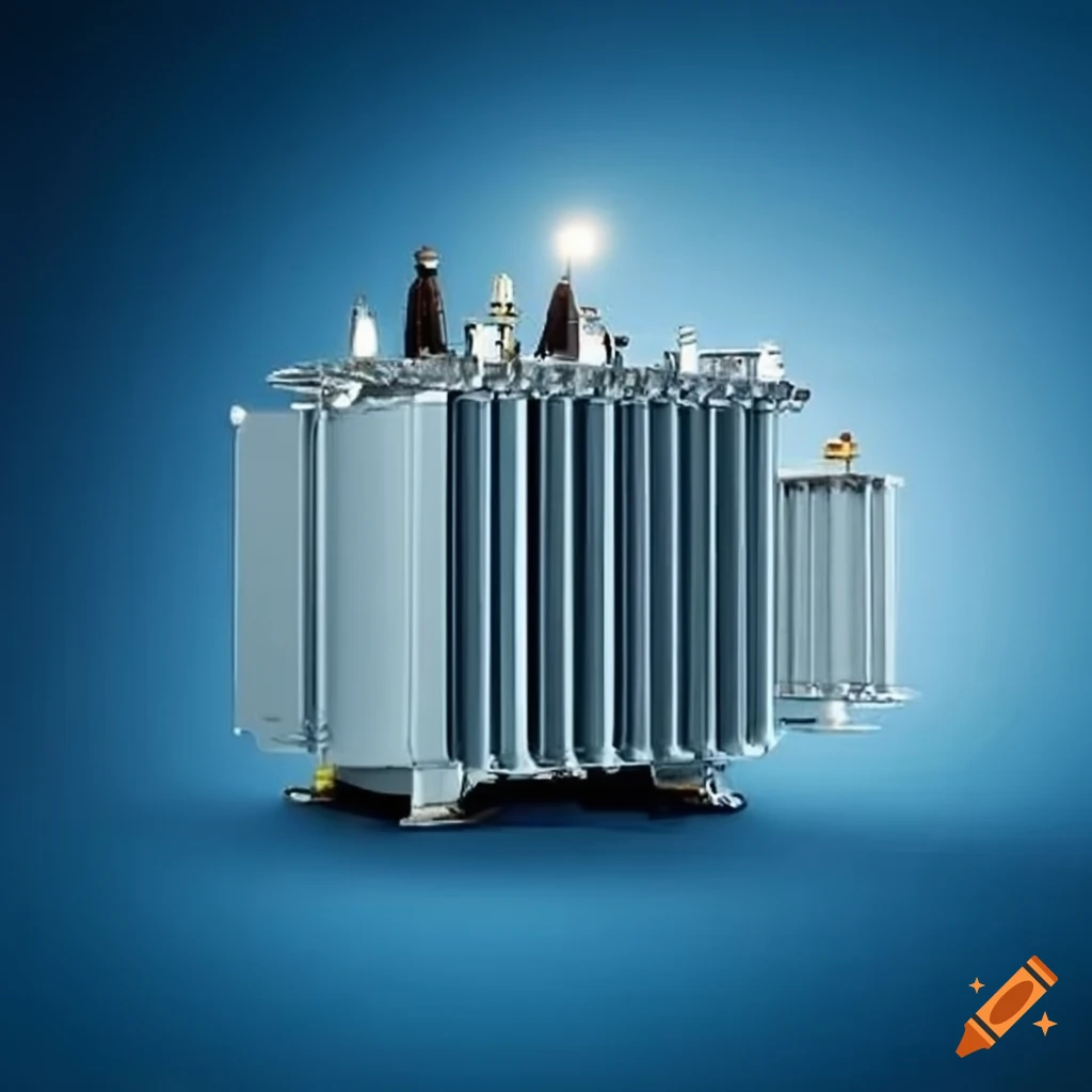Electrical distribution transformer on wheels circulating on highway on ...