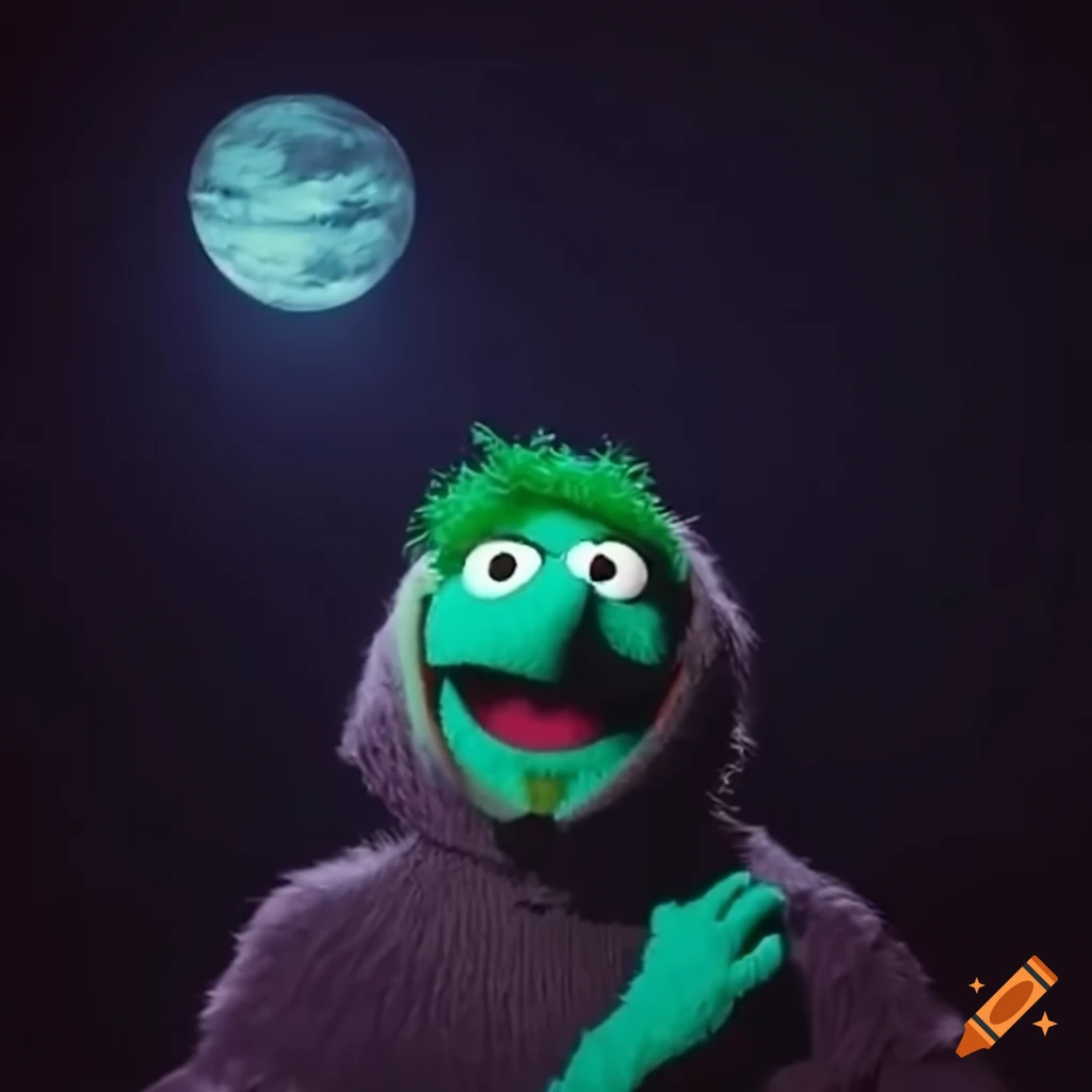 Fan art of jacksepticeye as a muppet