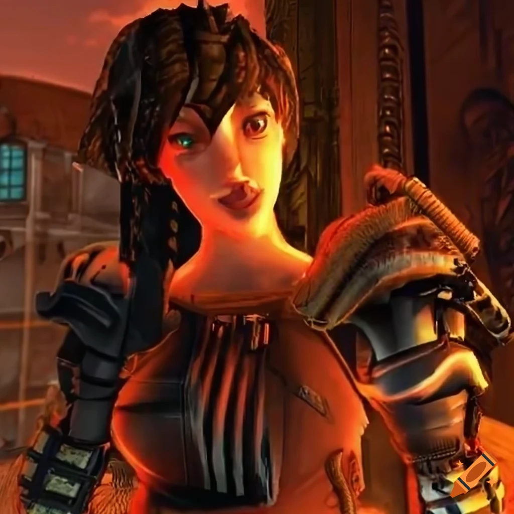 Screenshot of an exciting modded adventure game on Craiyon